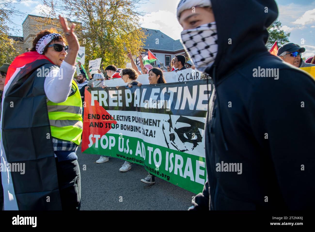 Minneapolis, Minnesota. March for Palestine Stock Photo - Alamy