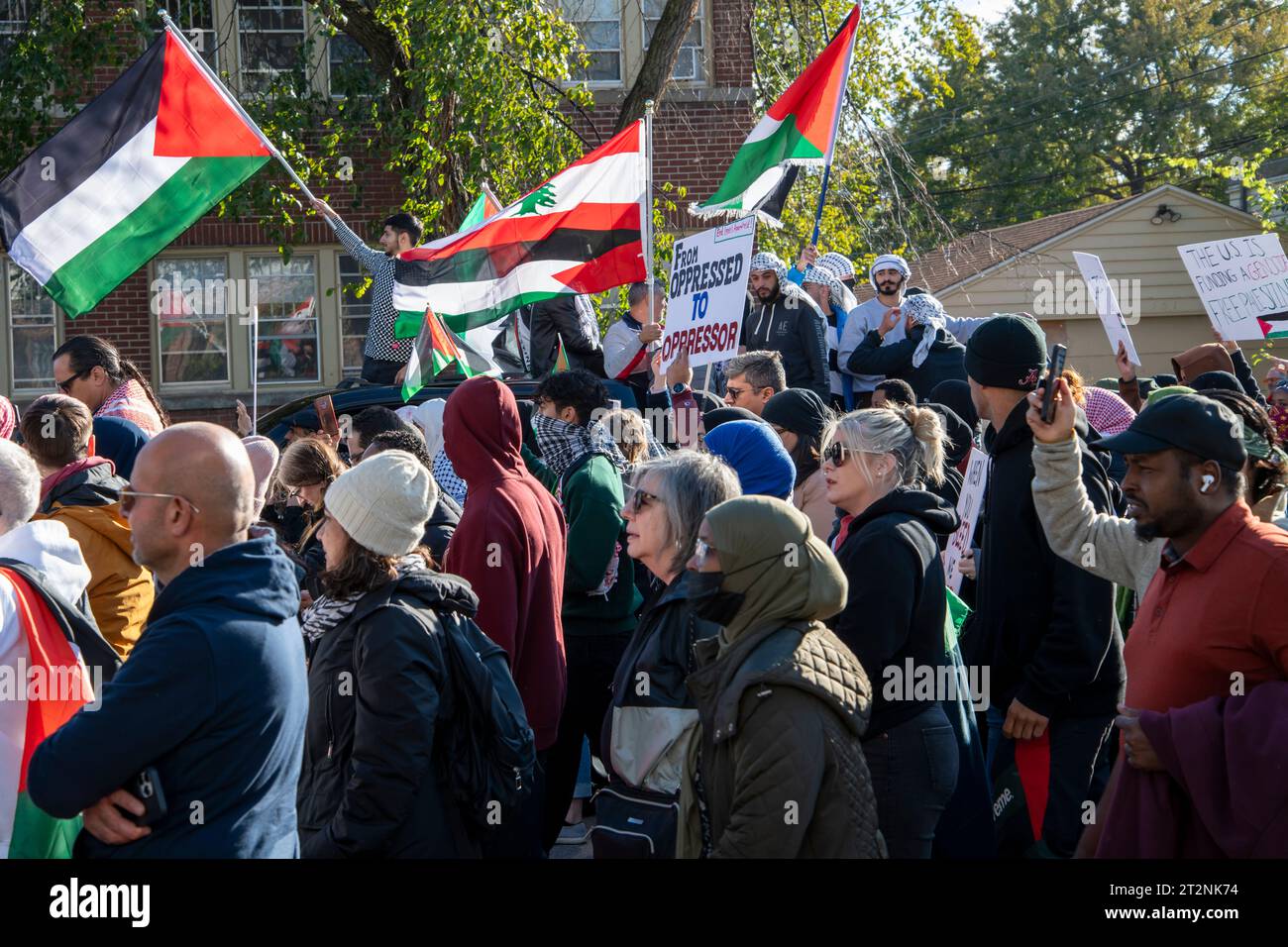 Minneapolis, Minnesota. March for Palestine Stock Photo - Alamy