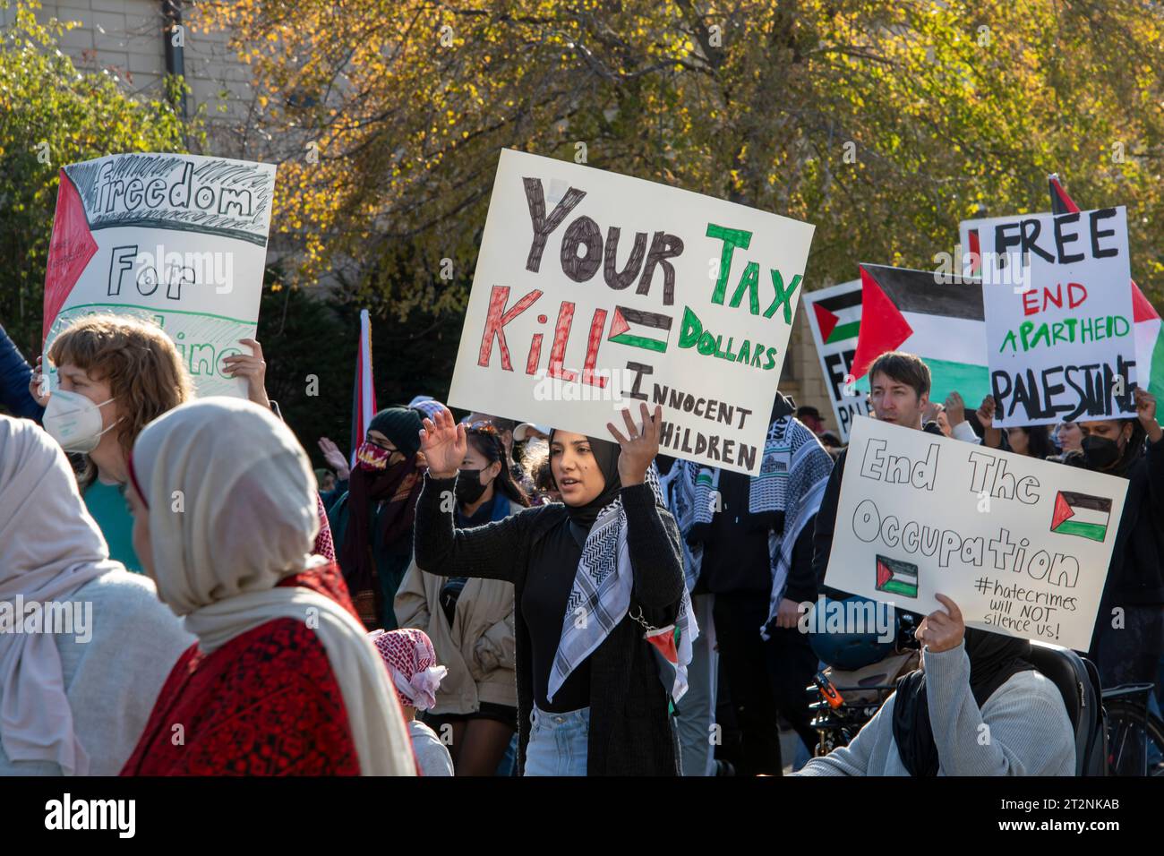 Minneapolis, Minnesota. March for Palestine Stock Photo - Alamy