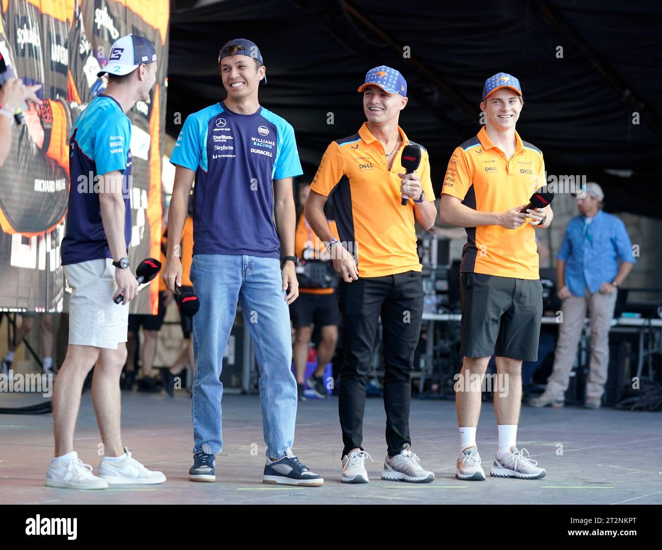 Austin, TX, USA. 20th Oct, 2023. Oct. 20, 2023: Lando Norris #4 ...