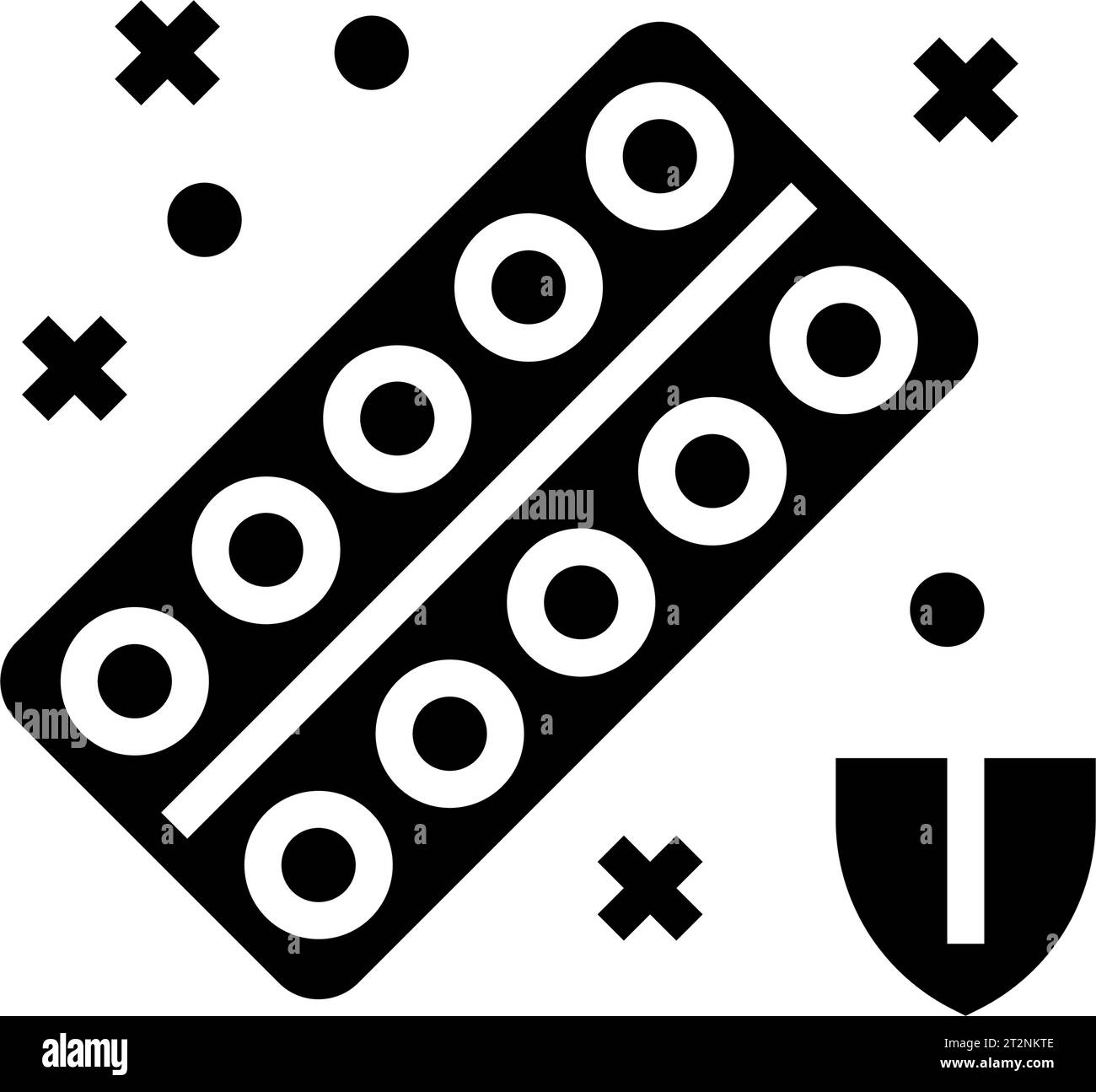 medication safety pharmacist glyph icon vector illustration Stock ...