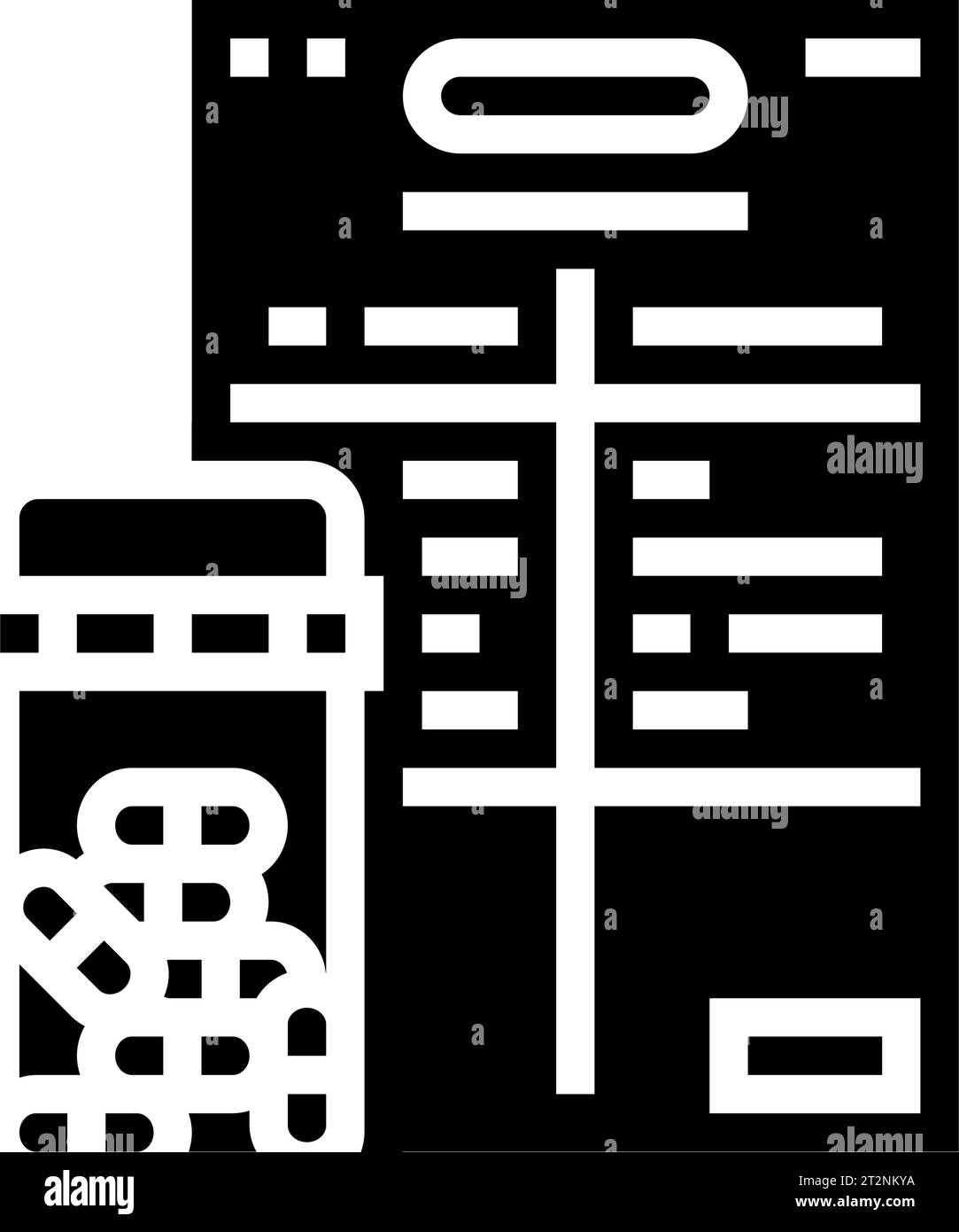 compounding medications pharmacist glyph icon vector illustration Stock ...