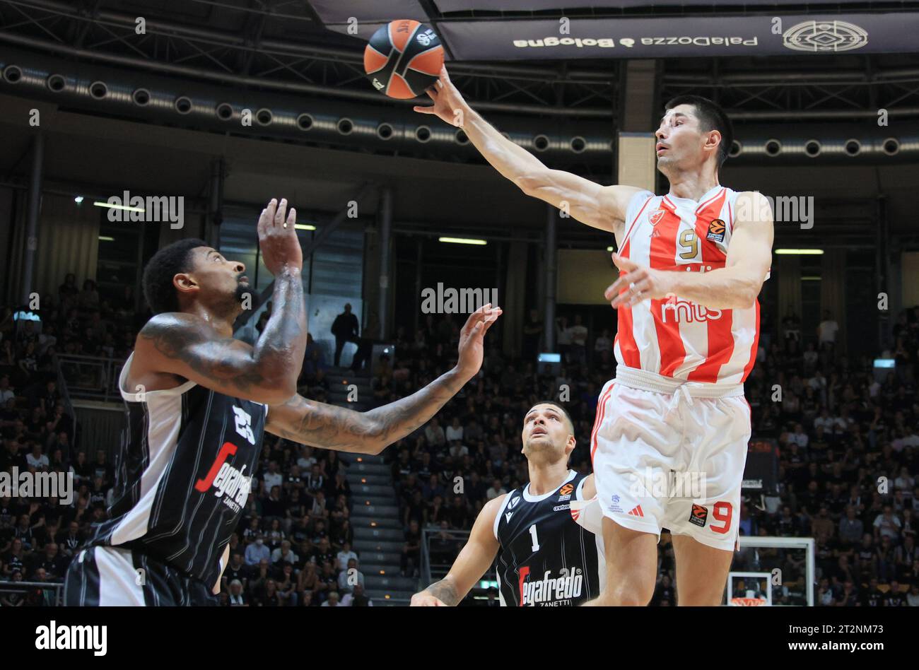 Bologna, Italy. 20th Oct, 2023. Luka Mitrovic (Crvena Zvezda ...