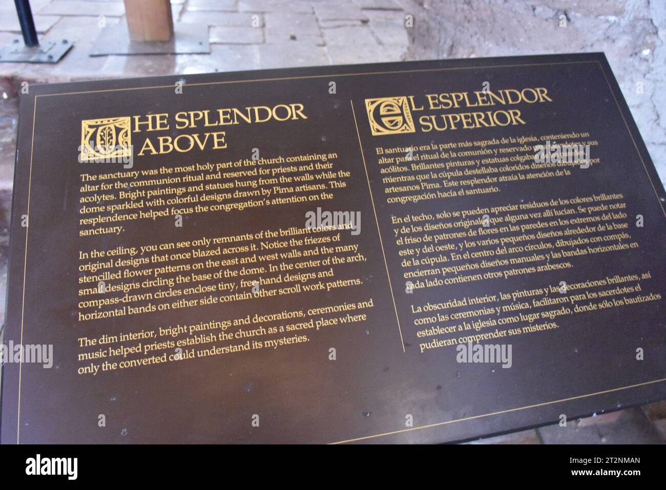 Tumacacori, AZ. USA. 10/9/2023. Mission San Cayetano del Tumacácori was ...