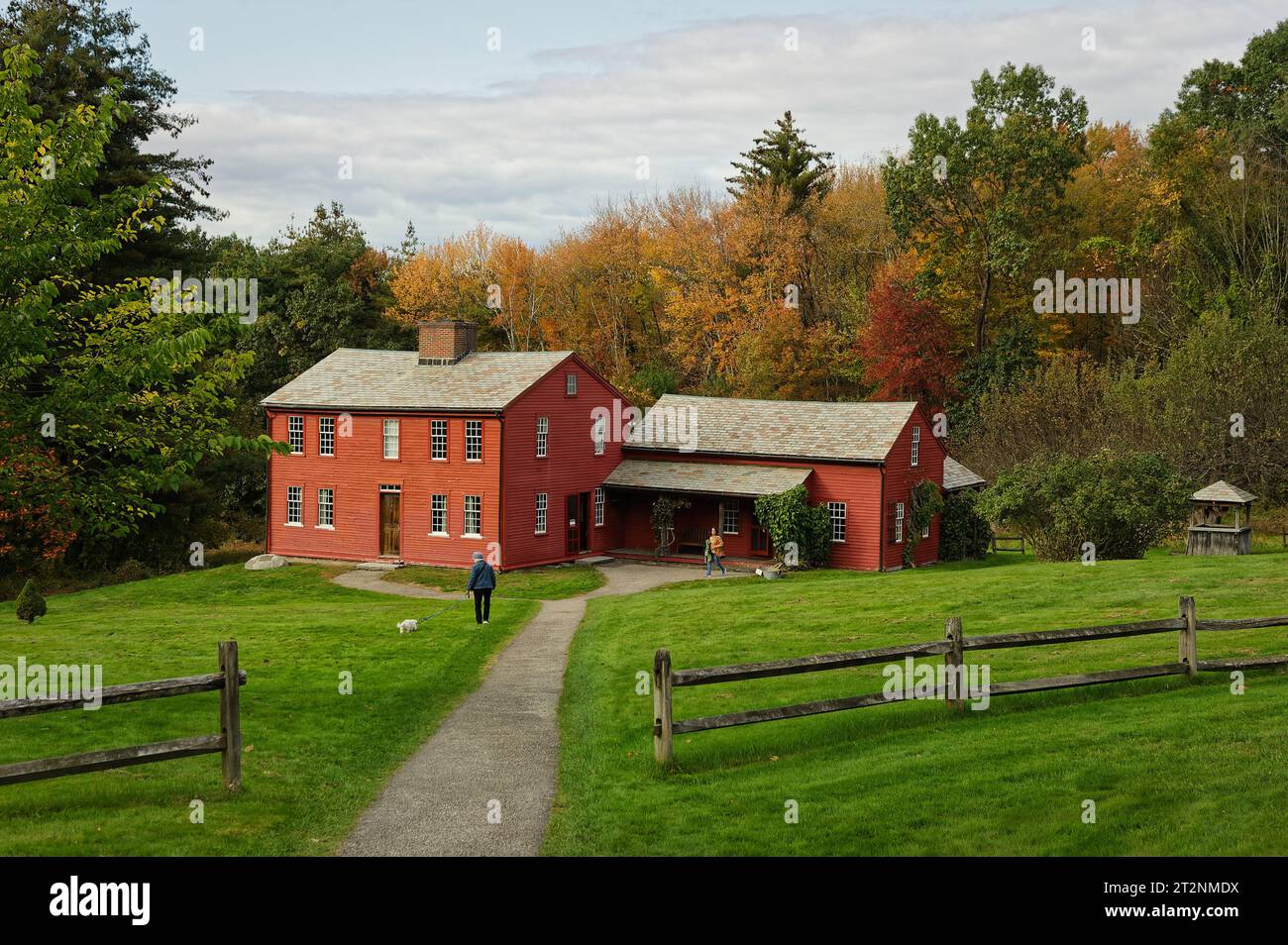 The Fruitlands Farm House inhabited by Louisa May Alcott and her family ...