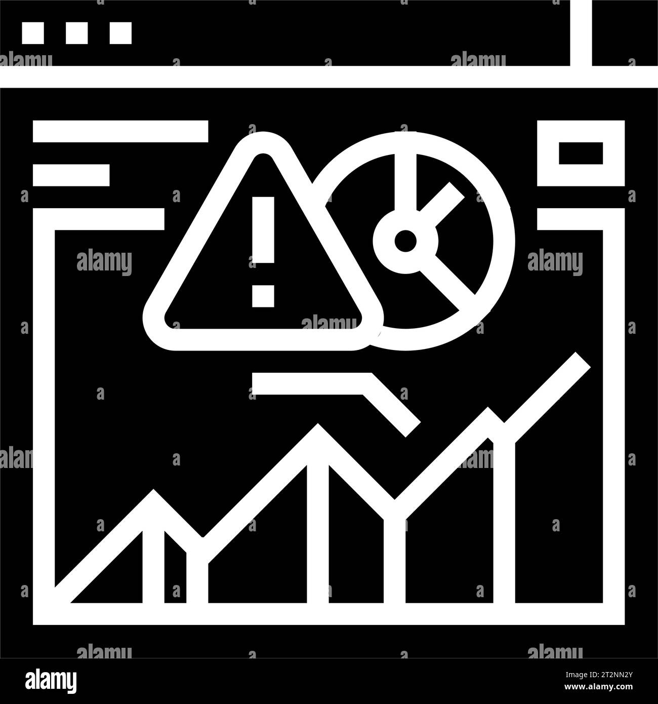 modeling risk glyph icon vector illustration Stock Vector Image & Art ...