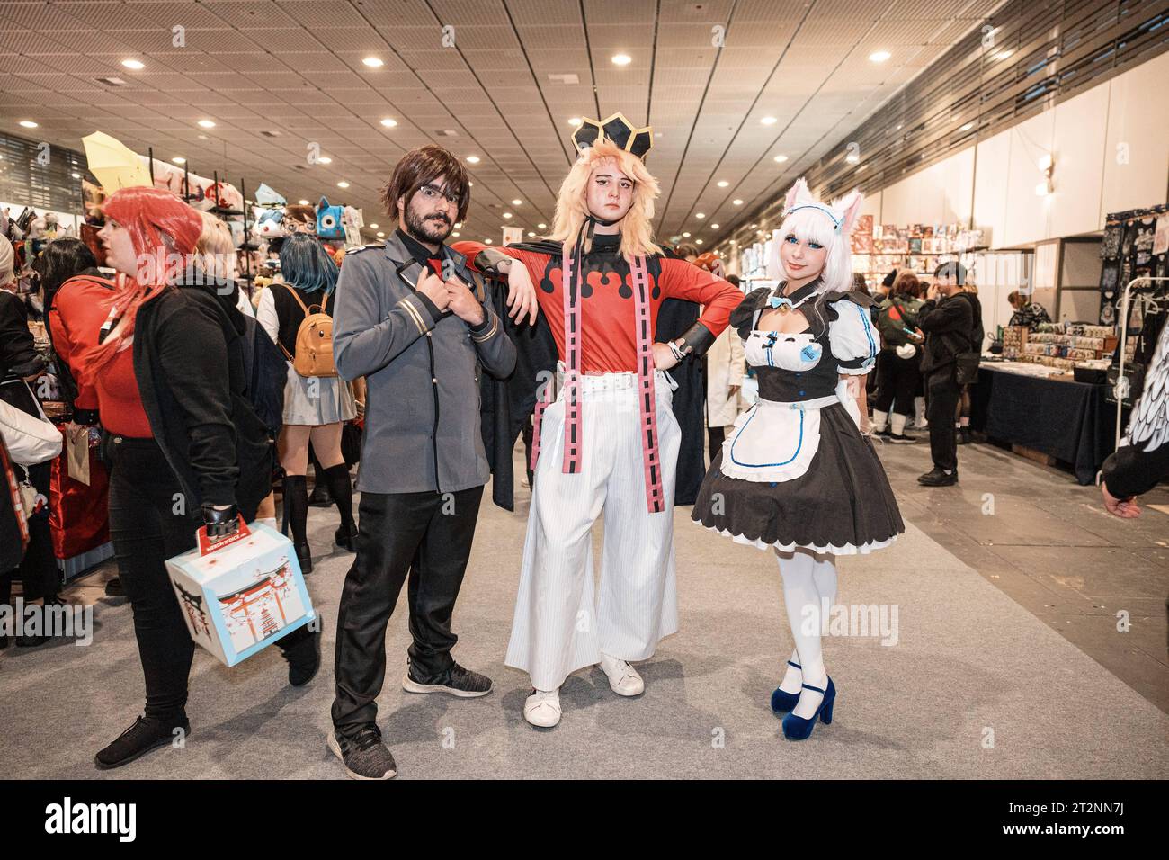 Messe-Besucher als Mangafiguren verkleidet, Cosplay, MEX - Manga und ...