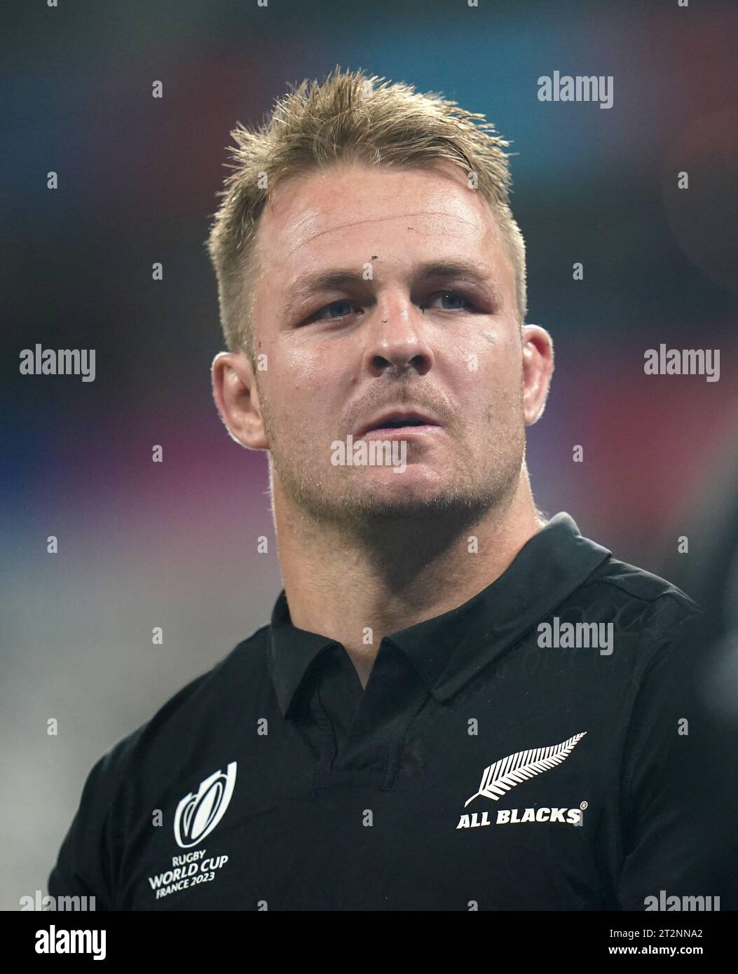 New Zealand's Sam Cane after the Rugby World Cup 2023 semi final match ...