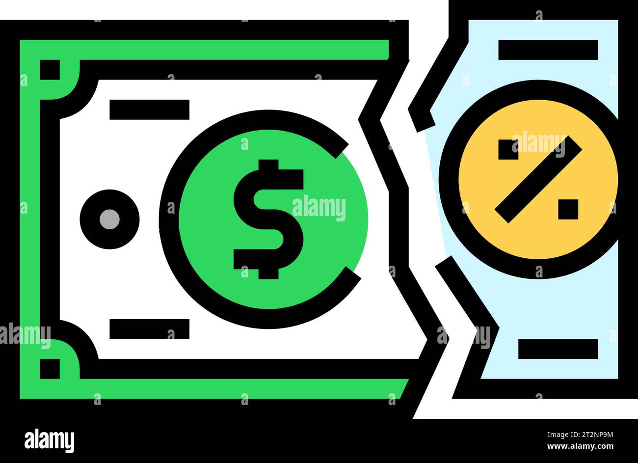 tax deductions color icon vector illustration Stock Vector Image & Art ...