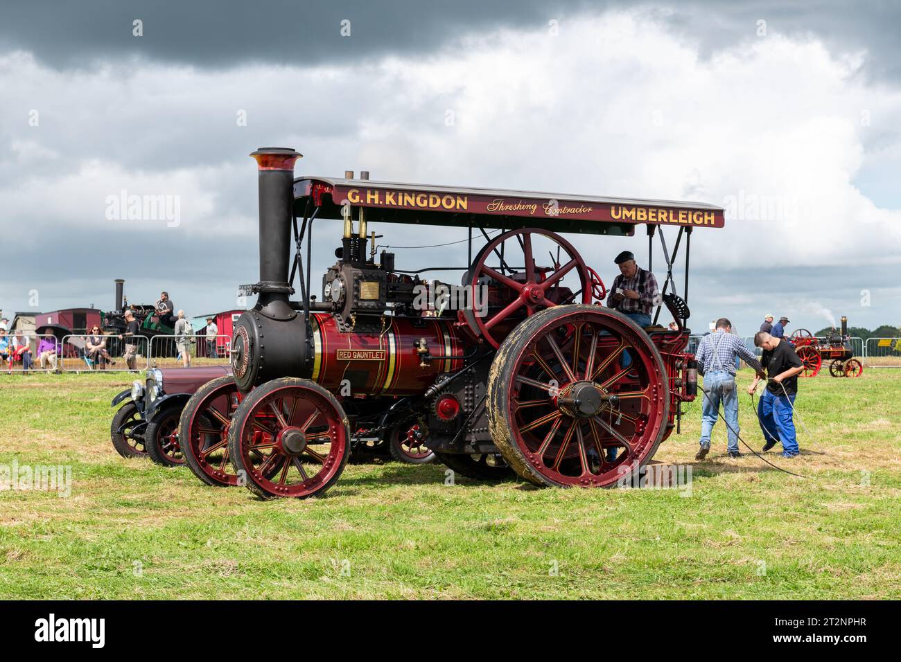 Low Ham.Somerset.United Kingdom.July 23rd 2023.A restored Burrell ...