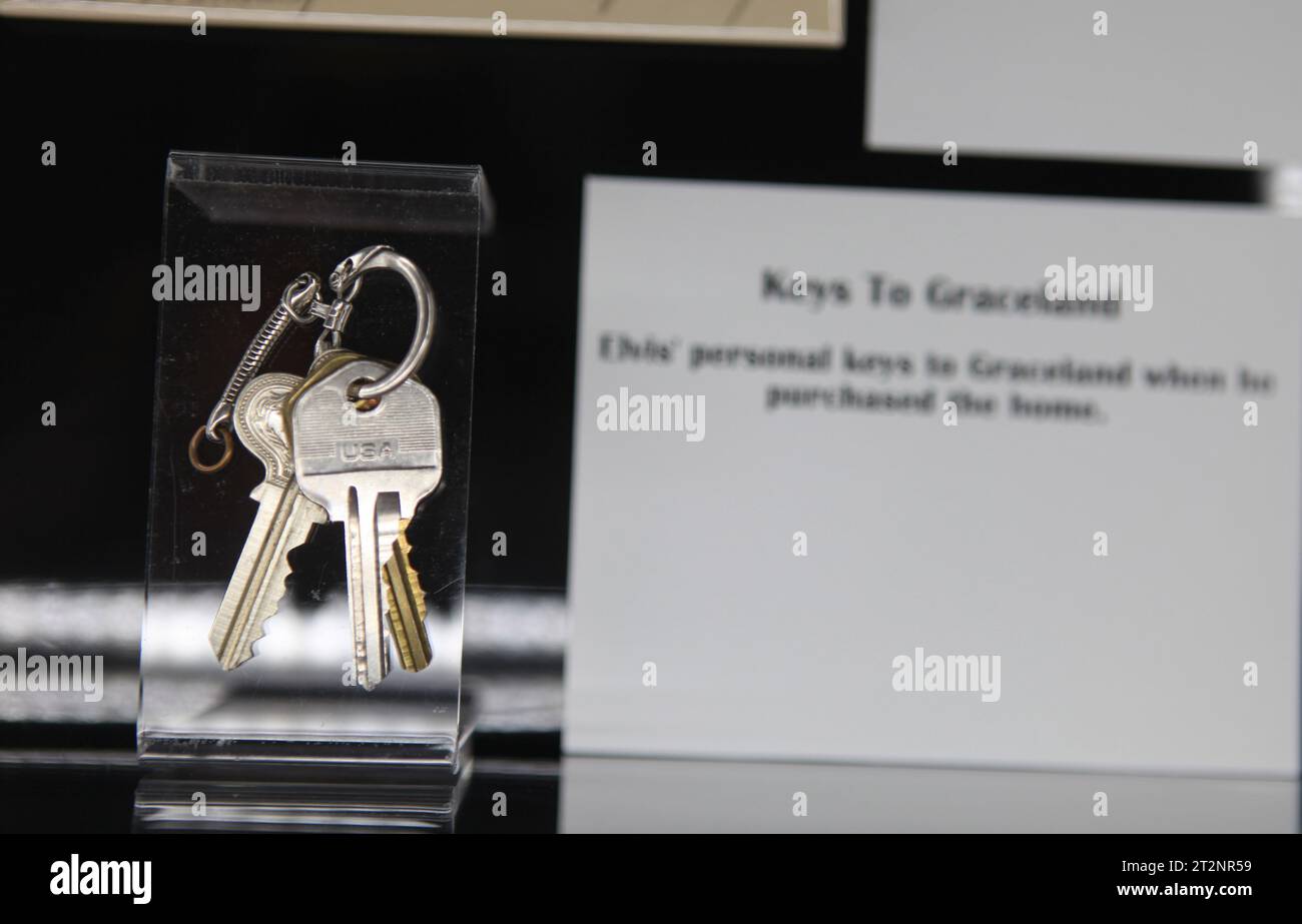 London, UK. Elvis Presley’s personal keys for Graceland. The Direct ...