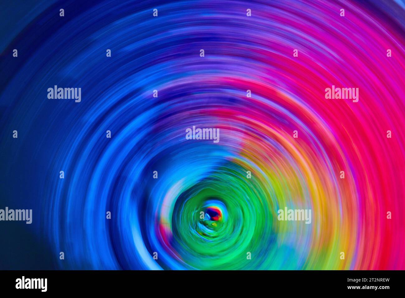 Rainbow ripple spiral hi-res stock photography and images - Alamy