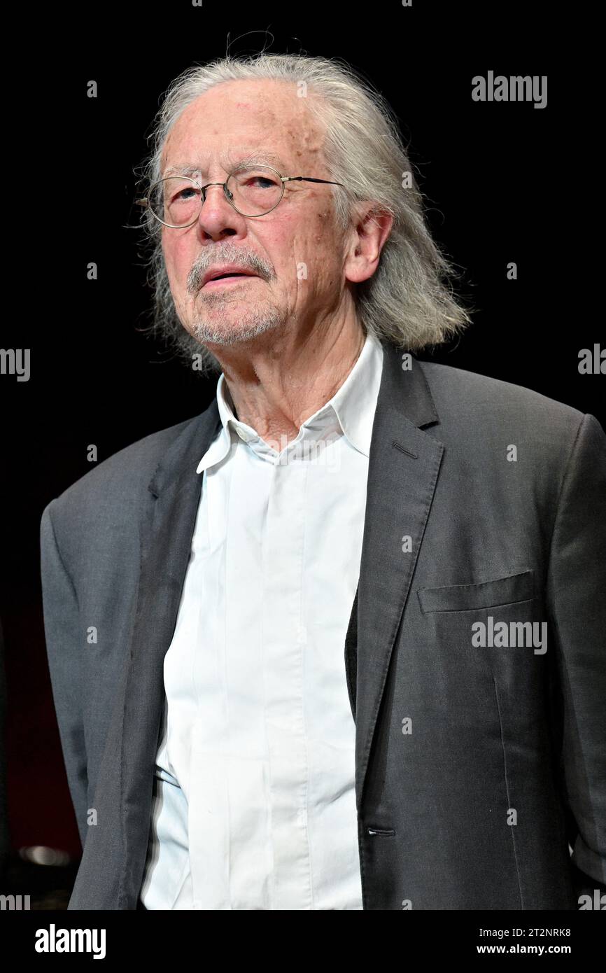 Lyon, France. 20th Oct, 2023. Peter Handke attending the Prix Lumiere ...