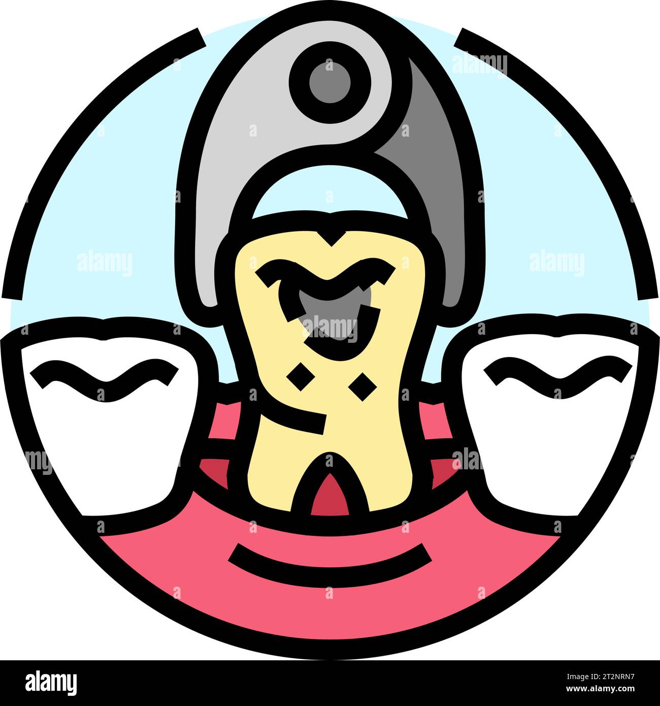 tooth extraction dental color icon vector illustration Stock Vector ...