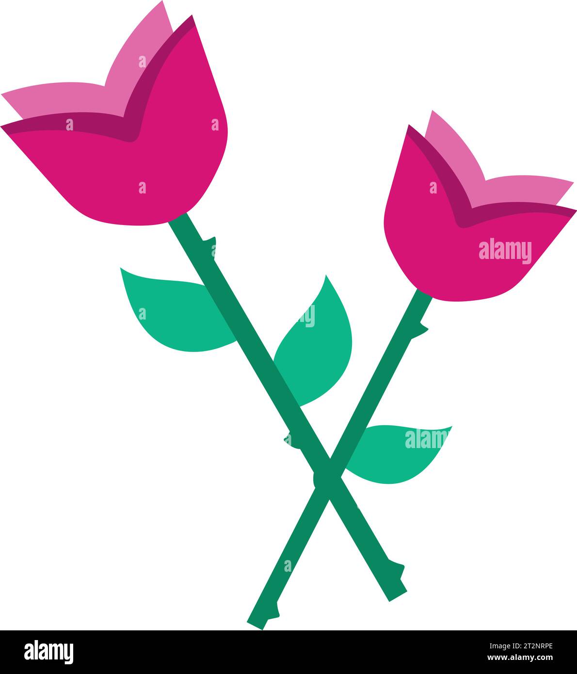 pink rose design vector isolated Stock Vector Image & Art - Alamy