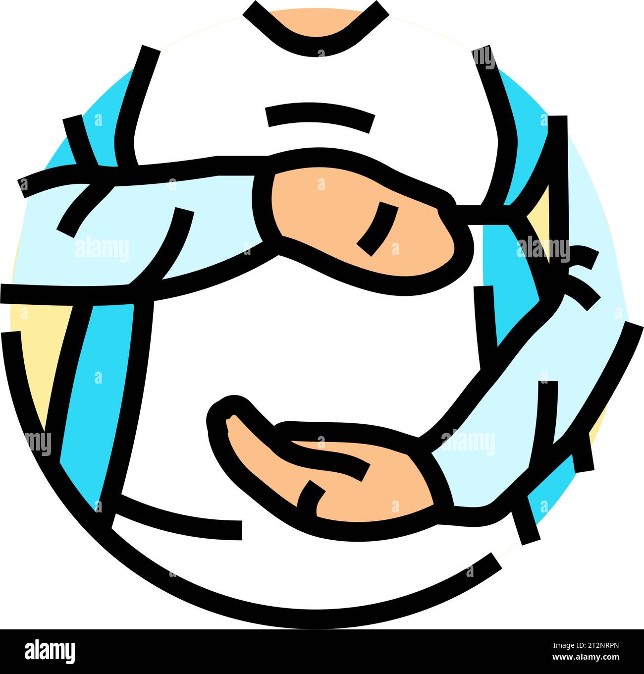 obstetric care gynecologist color icon vector illustration Stock Vector ...