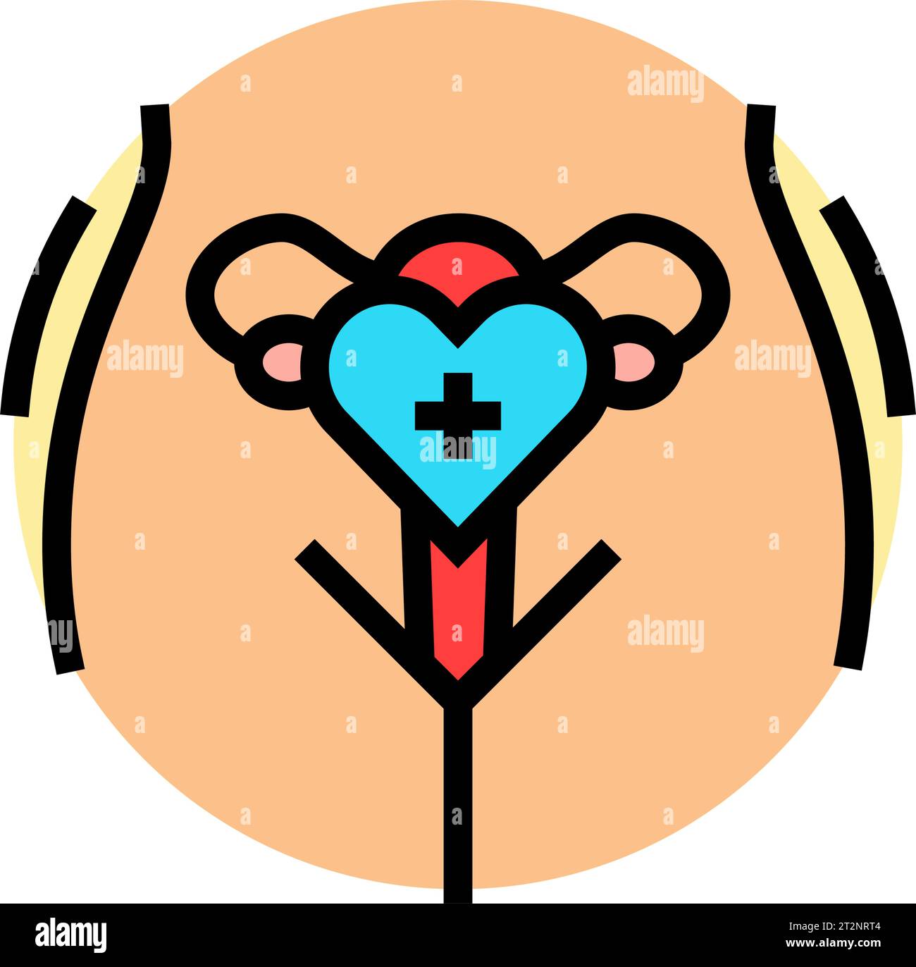 Fertility Treatment Gynecologist Color Icon Vector Illustration Stock