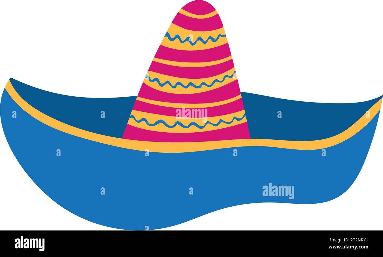 mexican hat traditional vector isolated Stock Vector Image & Art - Alamy