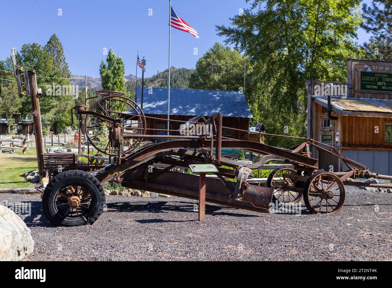 Liberty WA Sept 13 2023 - A gold mining ghost town has a vintage ...