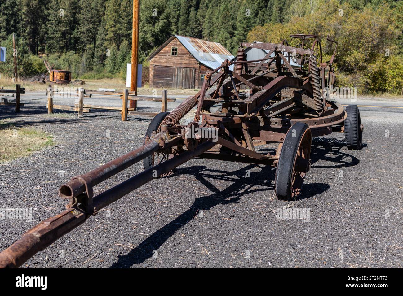 Liberty WA Sept 13 2023 - A gold mining ghost town has a vintage ...