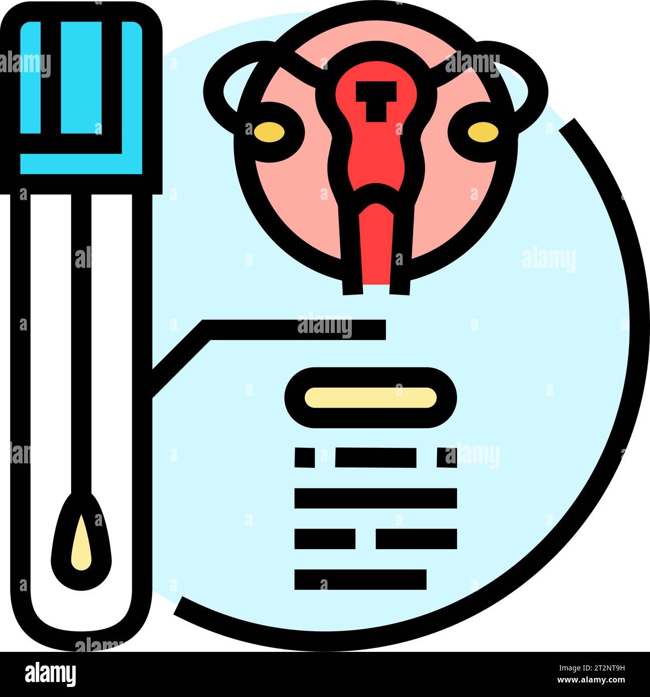 pap smear gynecologist color icon vector illustration Stock Vector ...