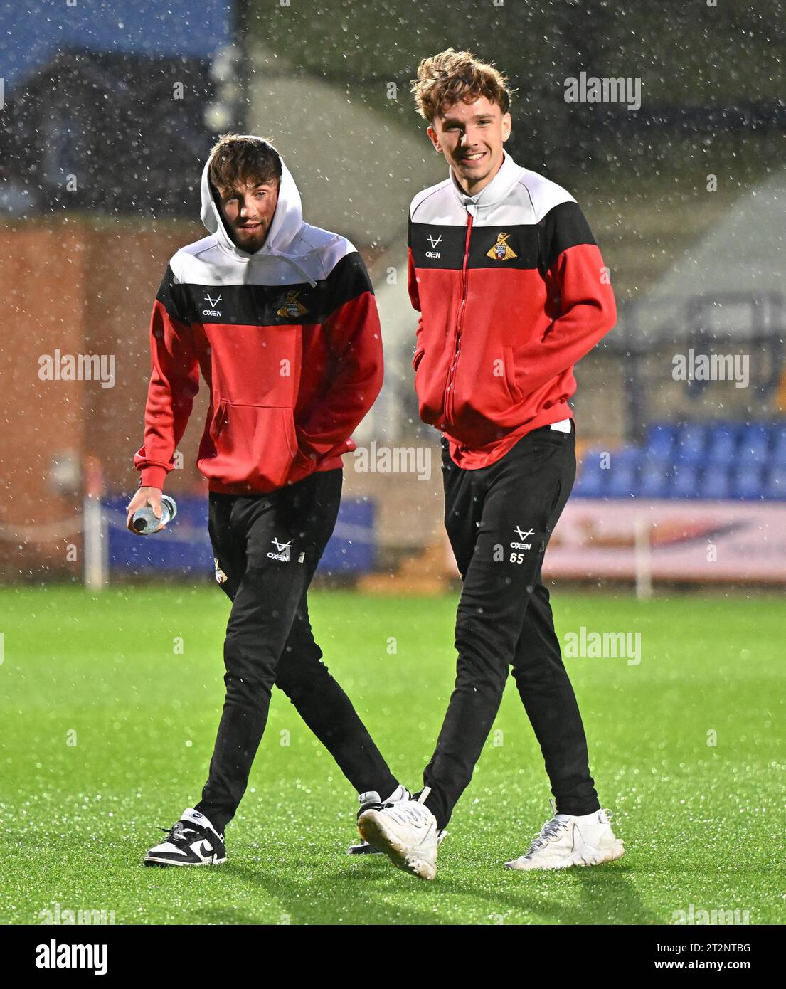 Kenzie Dillon 85# of Doncaster Rovers Football Club all smiles as he ...