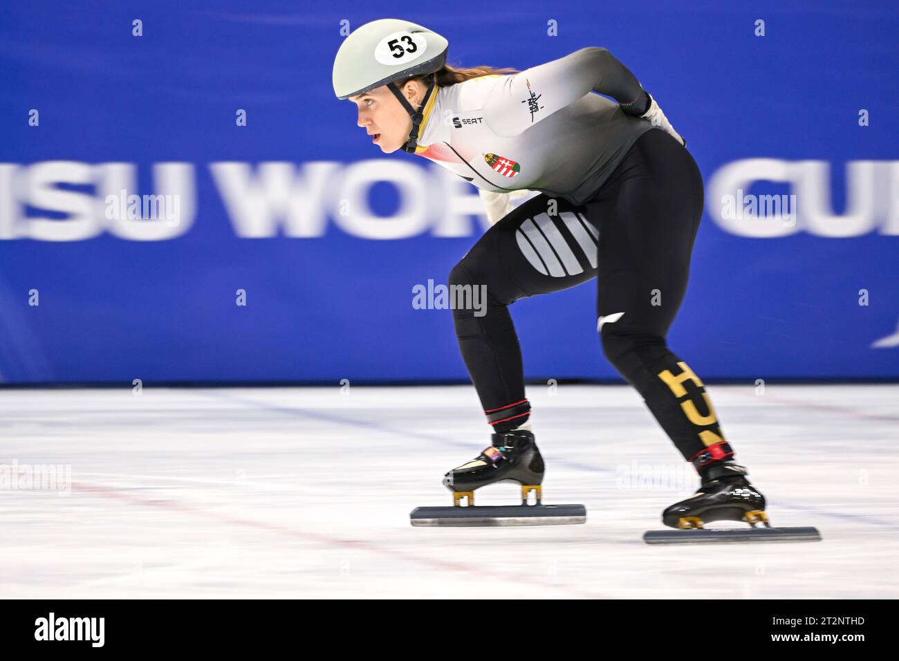 Montreal, Canada. 20th Oct, 2023. MONTREAL, CANADA - OCTOBER 20: Sara ...