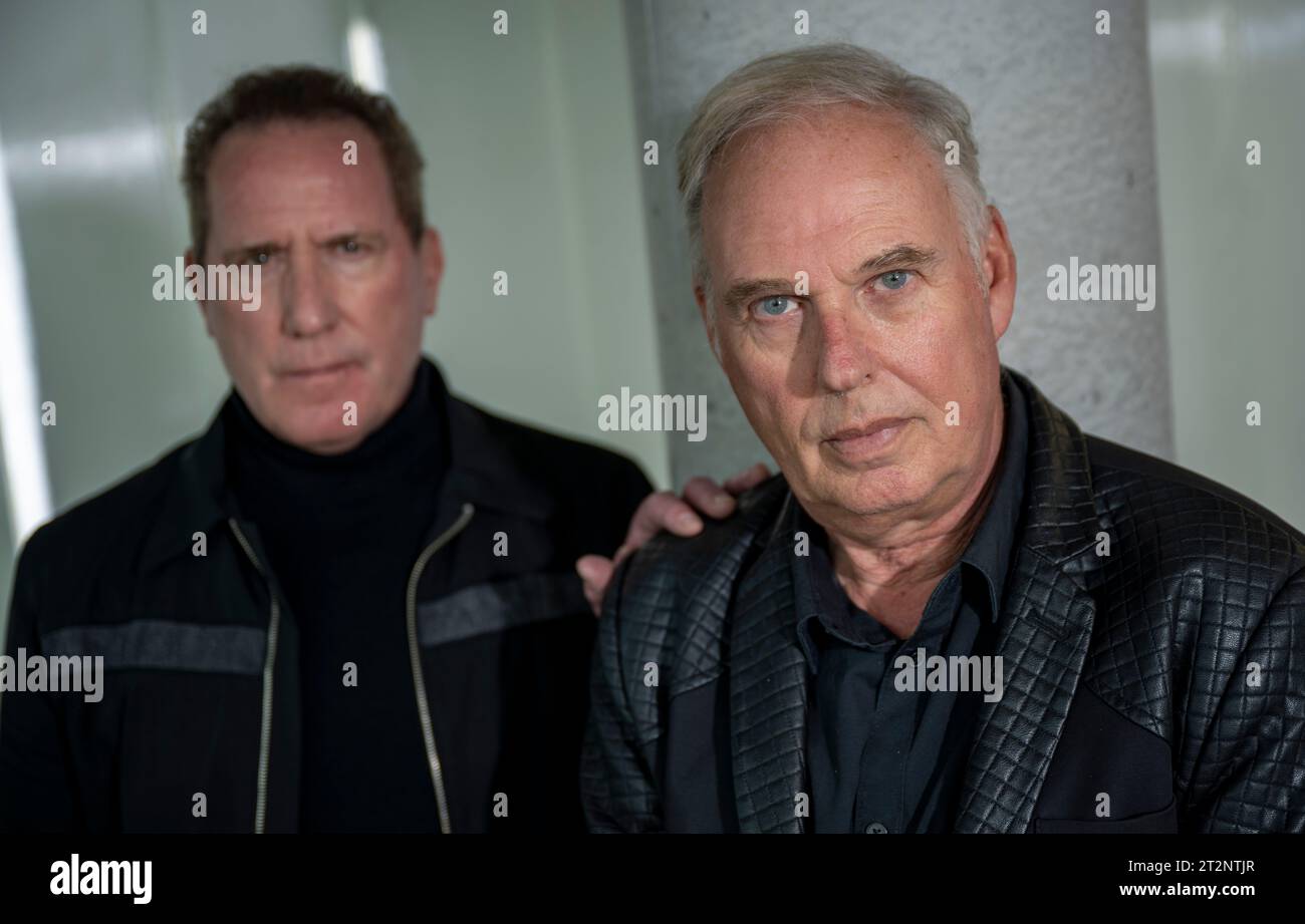 Berlin, Germany. 20th Oct, 2023. Paul Humphreys (r) and Andy McCluskey ...