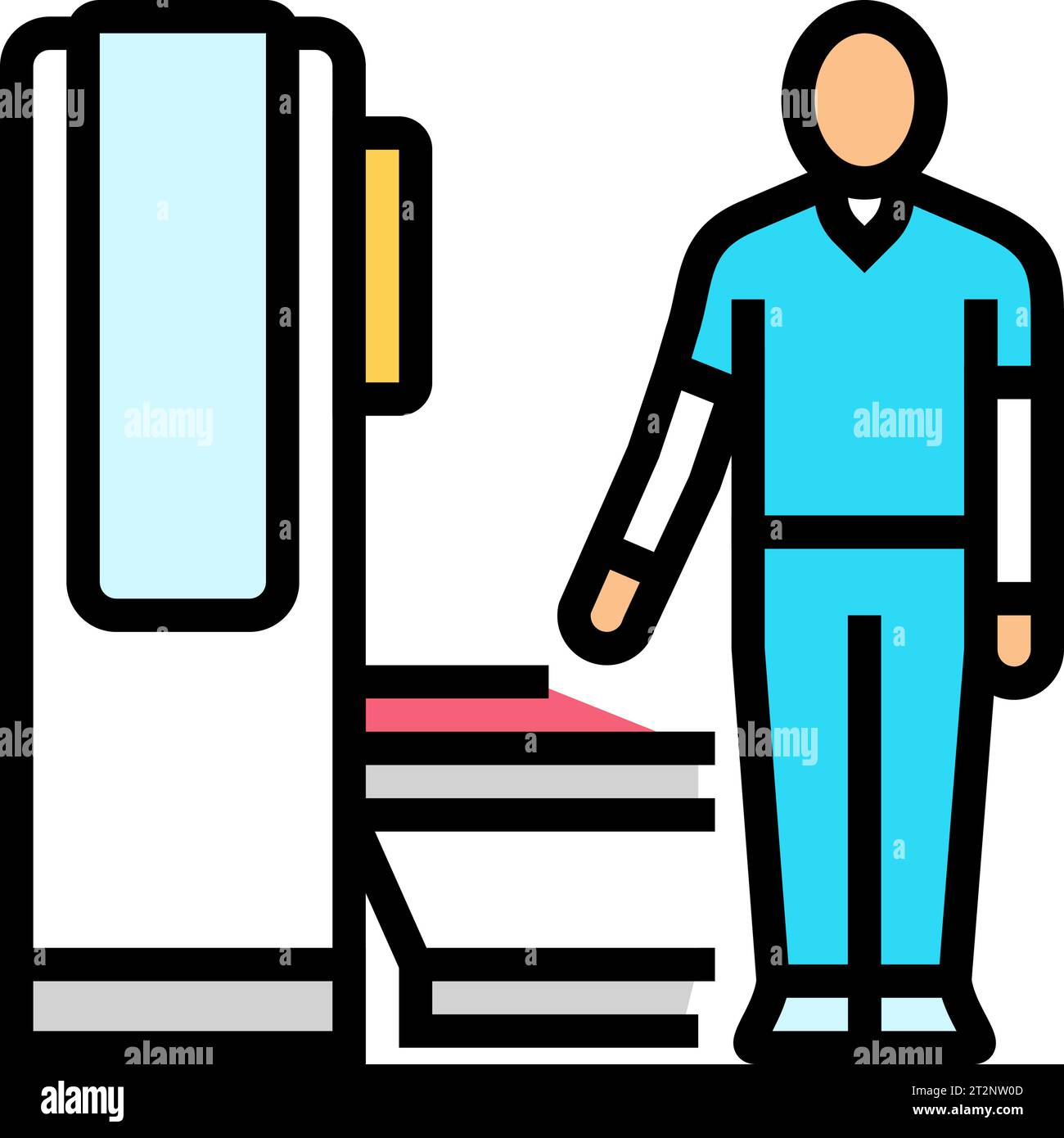 Technologist with microscope Stock Vector Images - Alamy