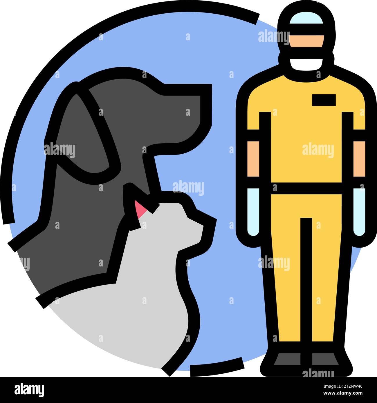 Animal health technician Stock Vector Images - Alamy