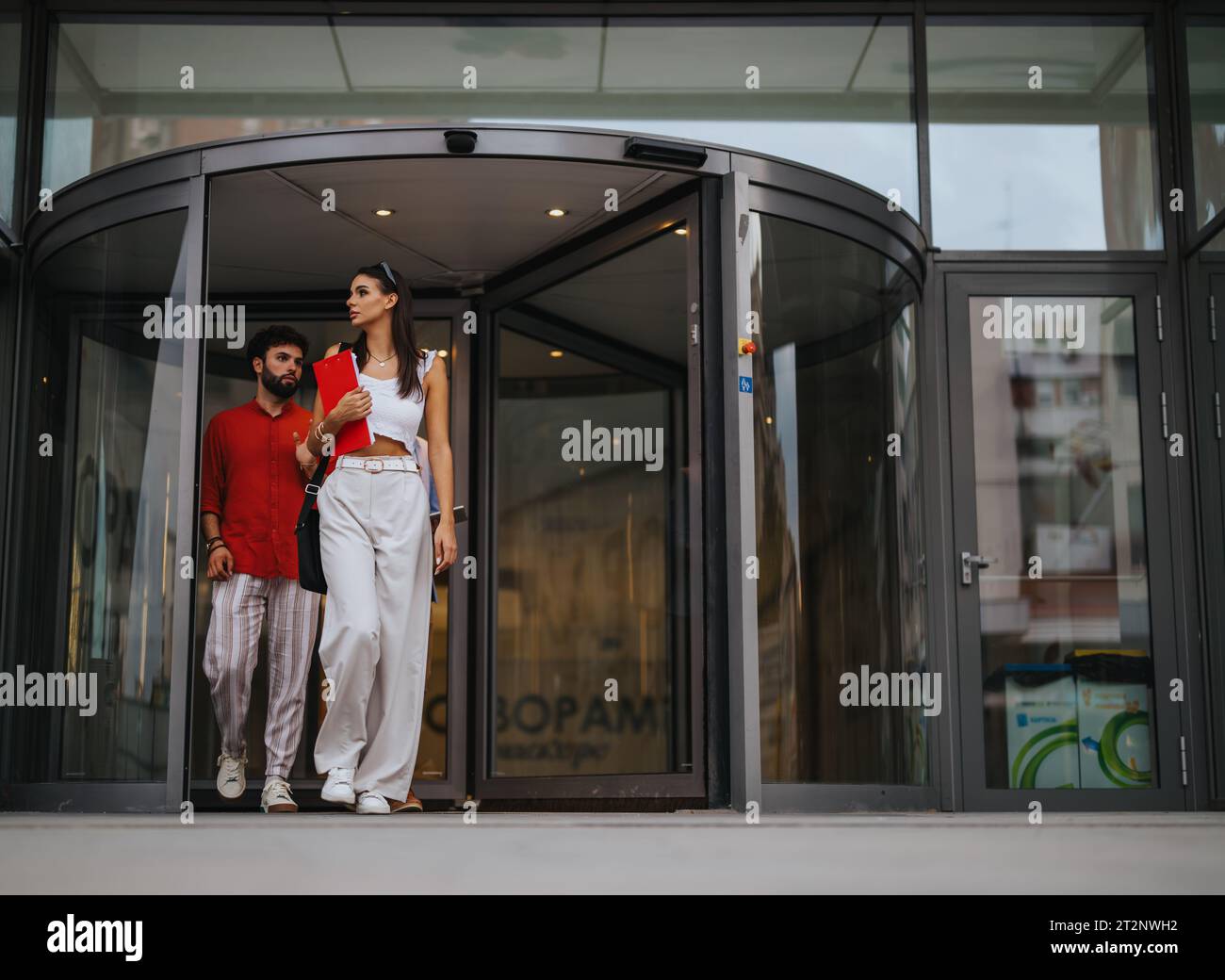 Successful Architects and Designers Working Together on a City Building ...