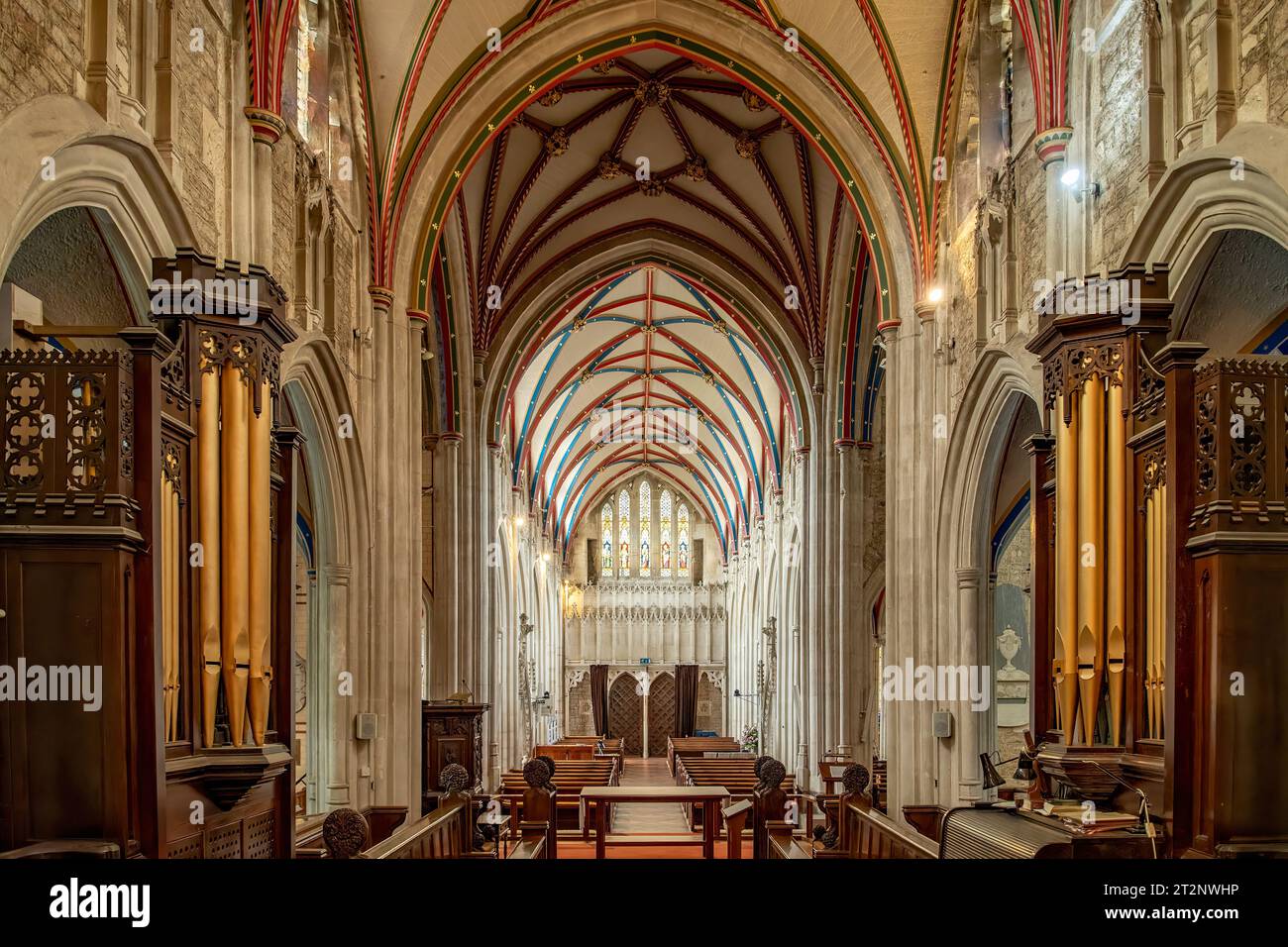 Devon church interior hi-res stock photography and images - Alamy