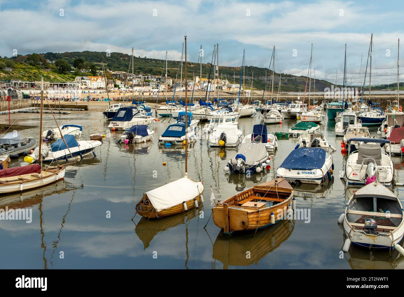 Harbour at Lyme Regis, Dorset, England Stock Photo - Alamy