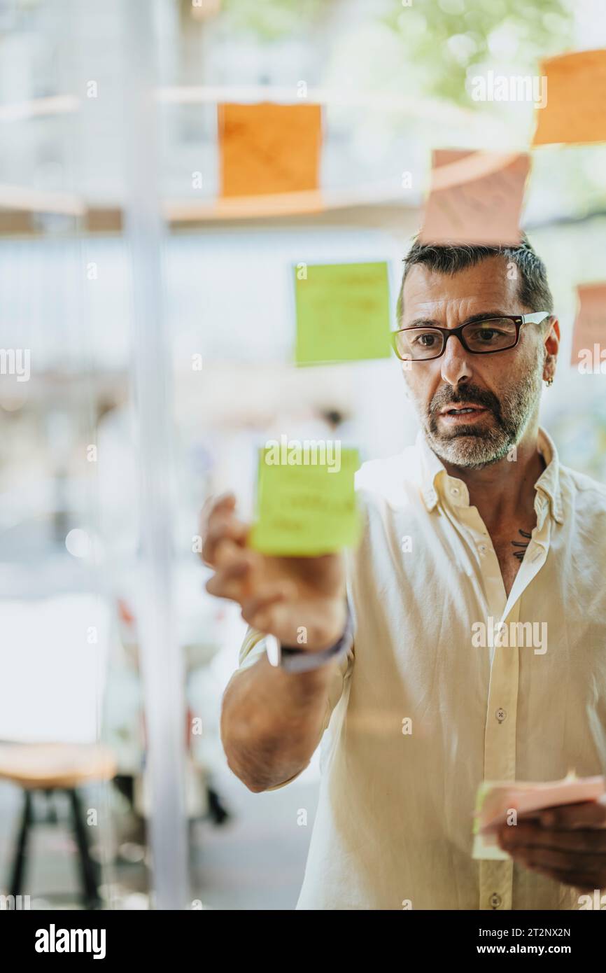 Diverse business professionals collaborate in a modern office ...