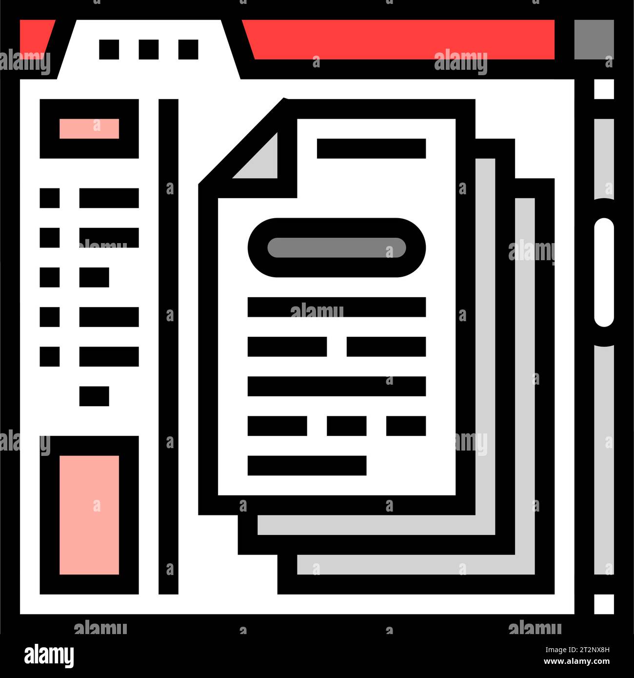 api documentation technical writer color icon vector illustration Stock ... api documentation technical writer color icon vector illustration Stock ...