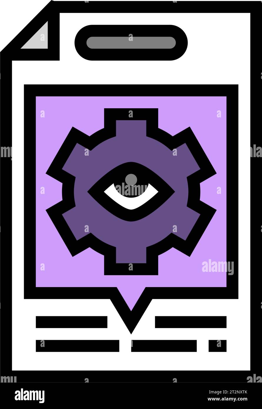technical review color icon vector illustration Stock Vector Image & Art - Alamy