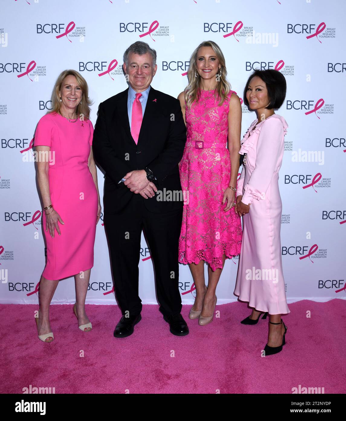 October 20, 2023, New York, New York, USA: Donna McKay, William P. Lauder, Kinga Lambert, and ...