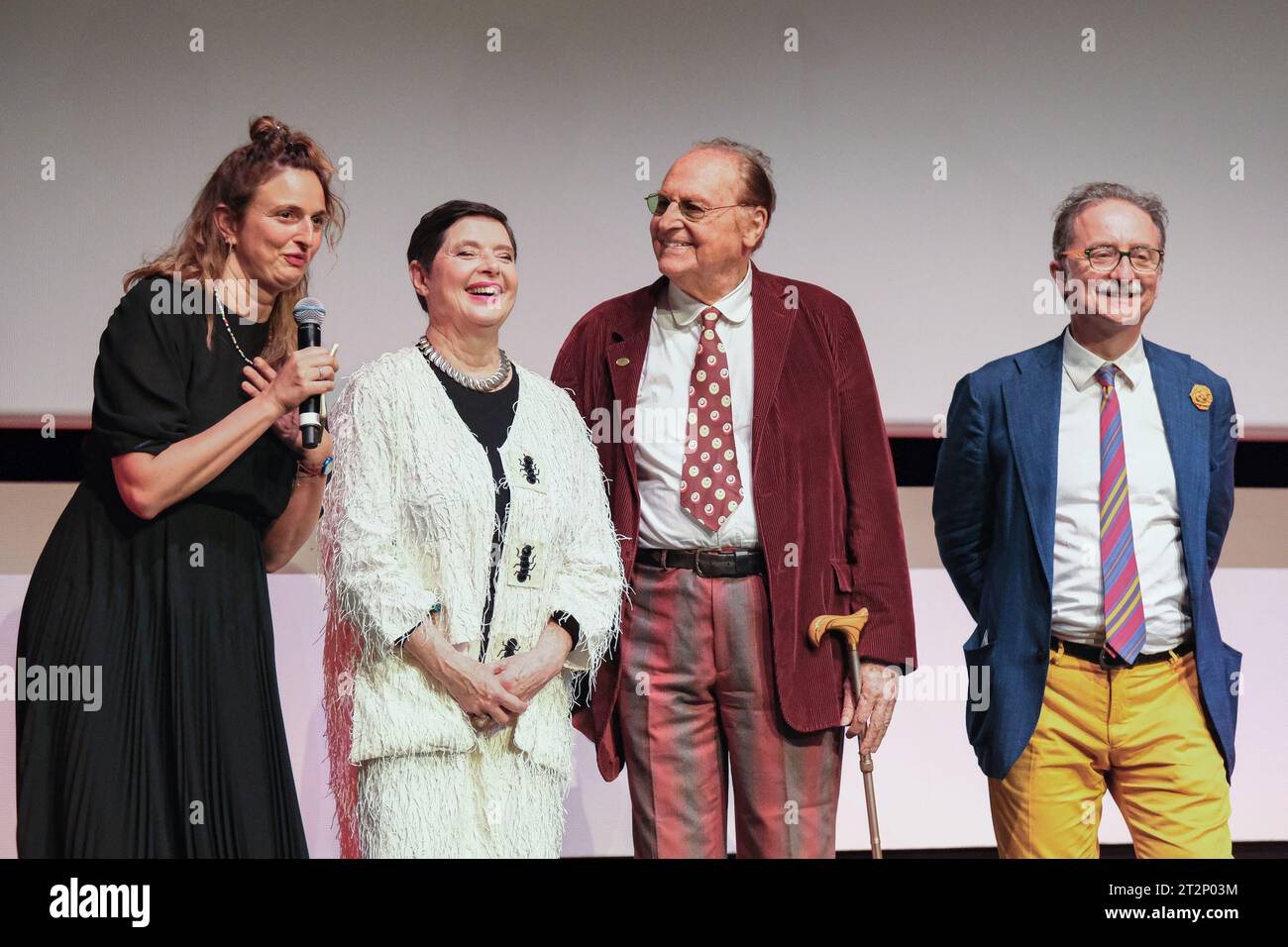 Rome, Italy. 20th Oct, 2023. (L to R) Alice Rohrwacher, Isabella ...