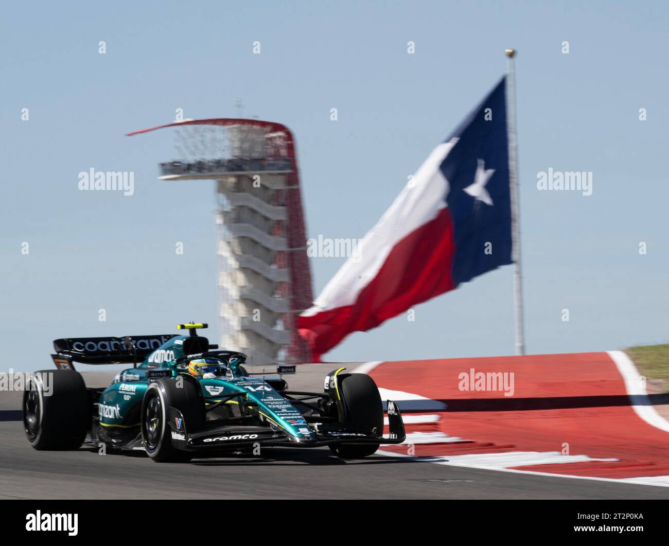 Austin, Texas, USA. 20th Oct, 2023. 14 Aston Martin Aramco Cognizant F1 ...