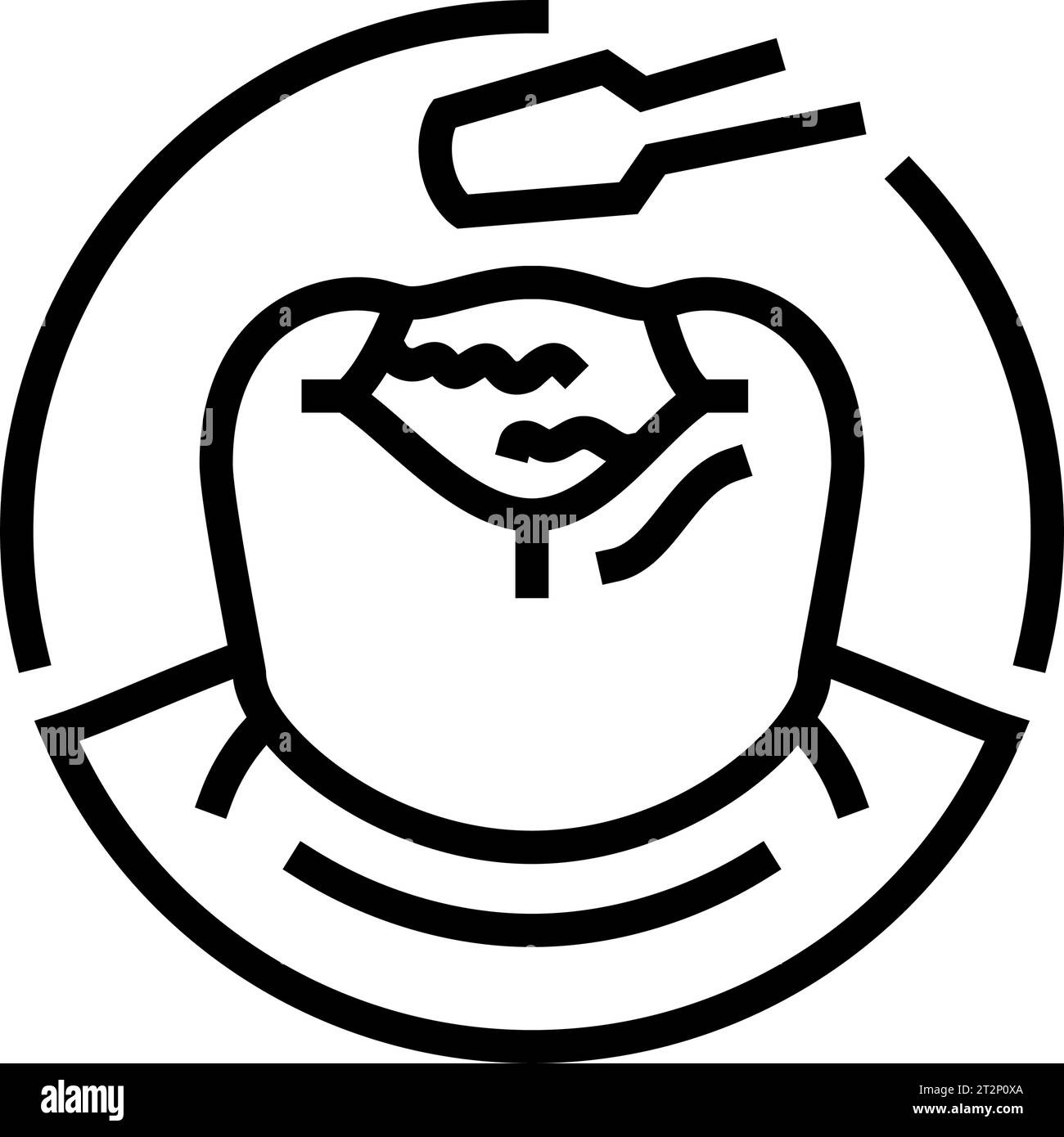 Dentist woman filling Stock Vector Images - Alamy