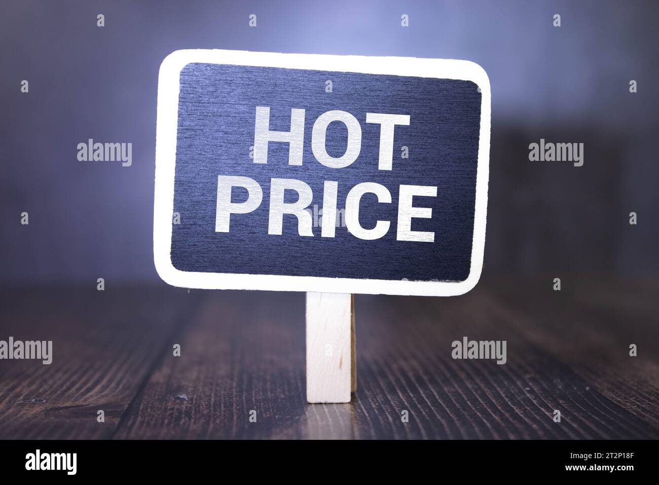 Financial concept meaning Hot Price with inscription on the sheet ...