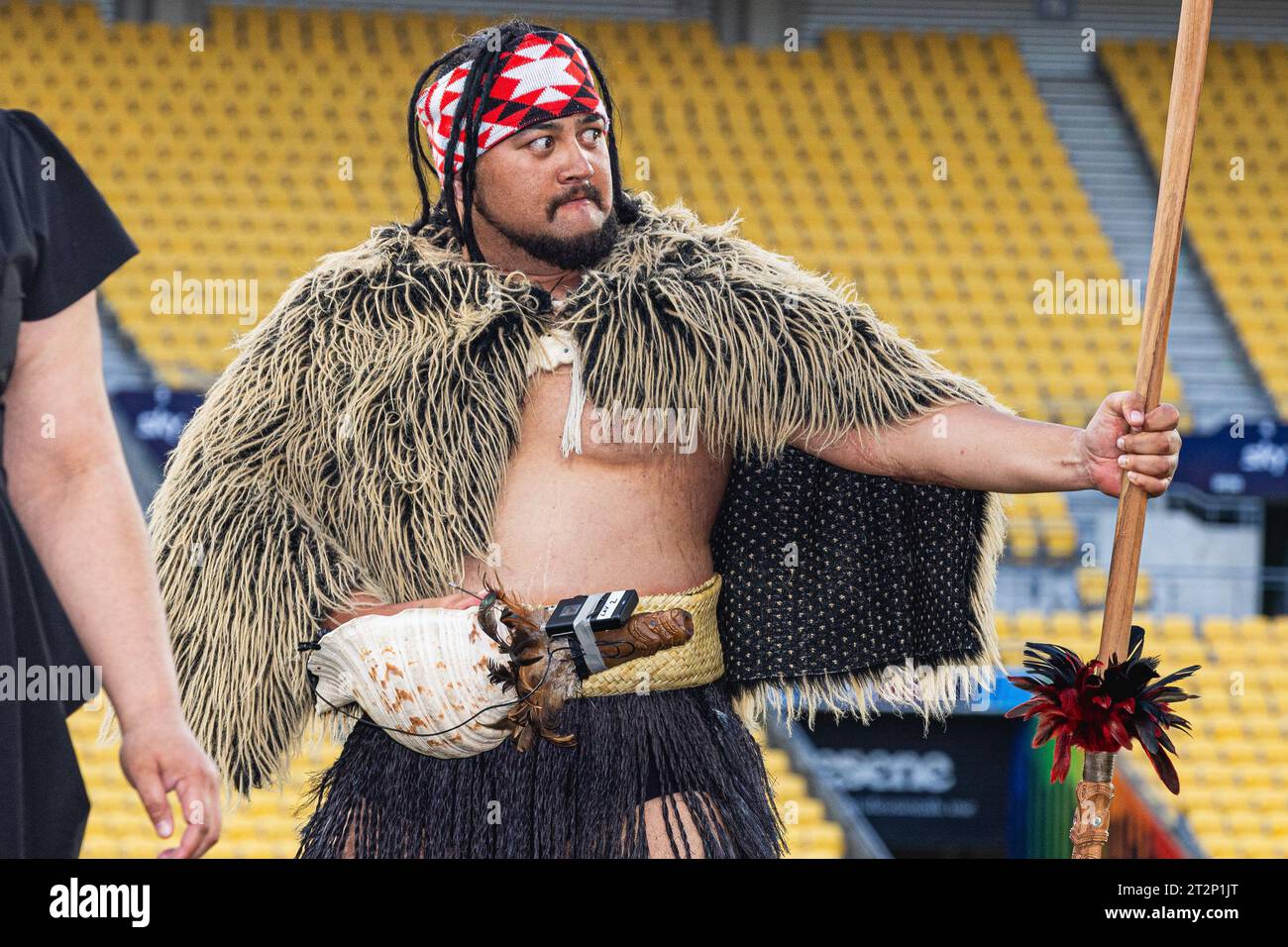 Wellington, New Zealand. 20th October 2023. The local iwi performs the ...