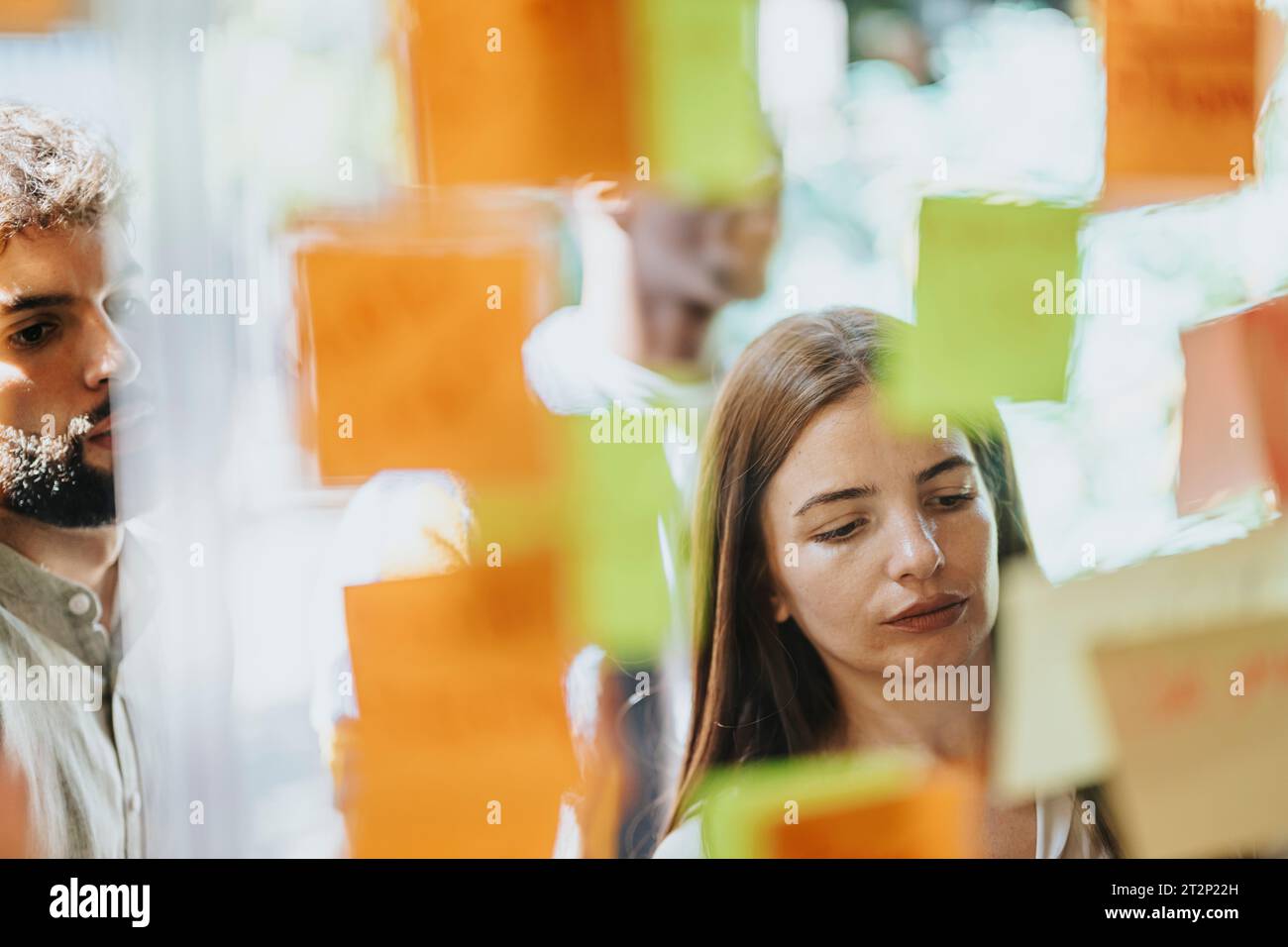 Brainstorming Business Partners Achieving Goals Through Collaboration ...