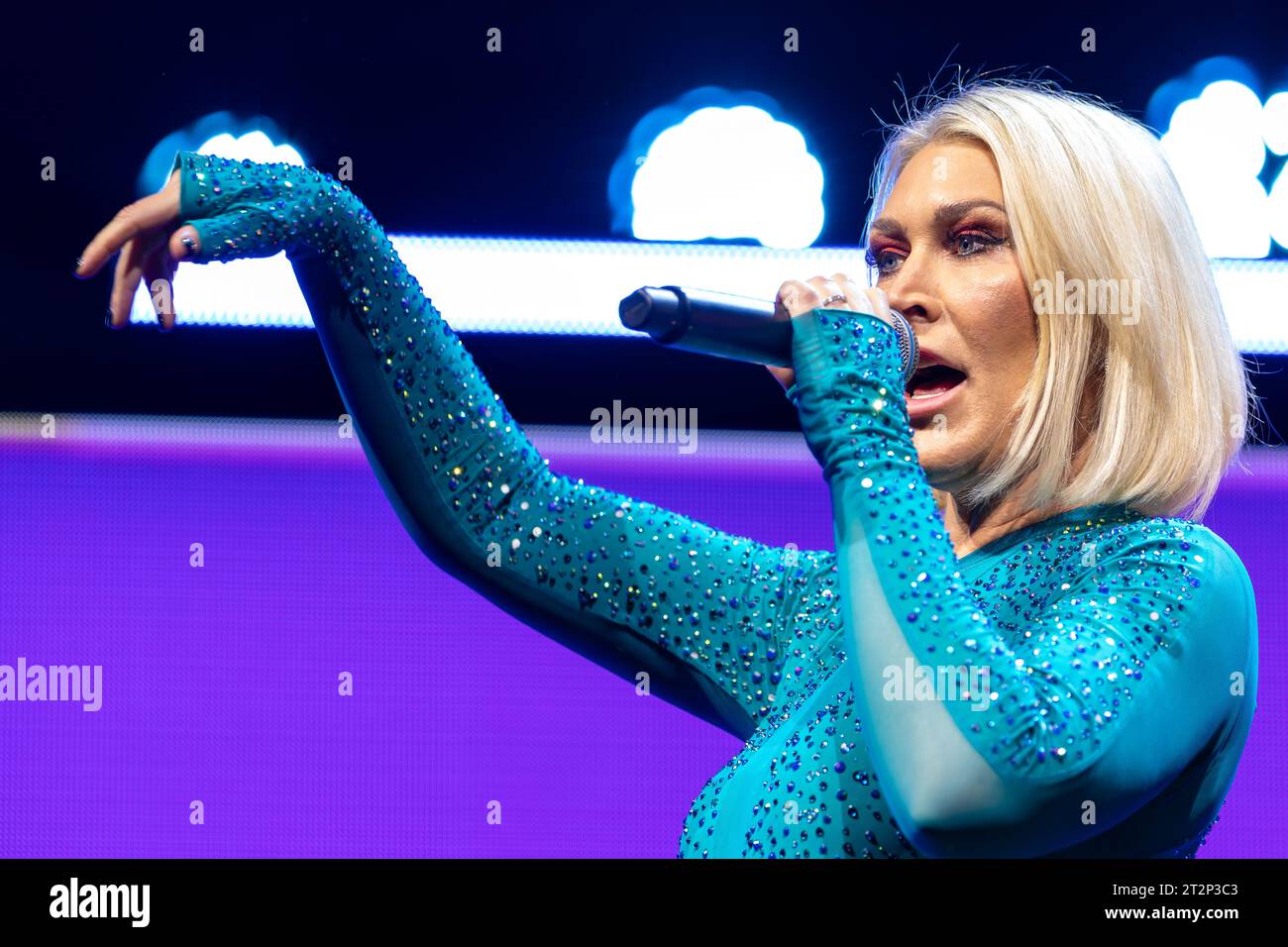 Leeds, UK. 20 October 2023. S Club, The Good Times Tour. Jo O’Meara ...