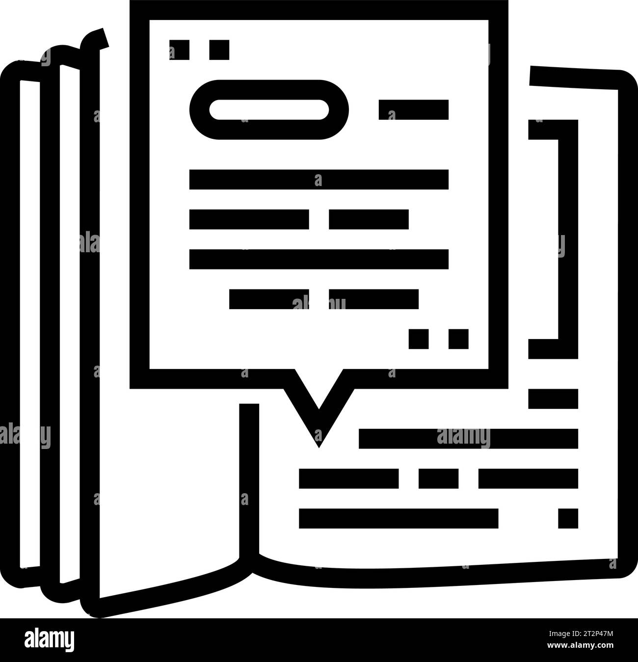 technical terms line icon vector illustration Stock Vector Image & Art ...