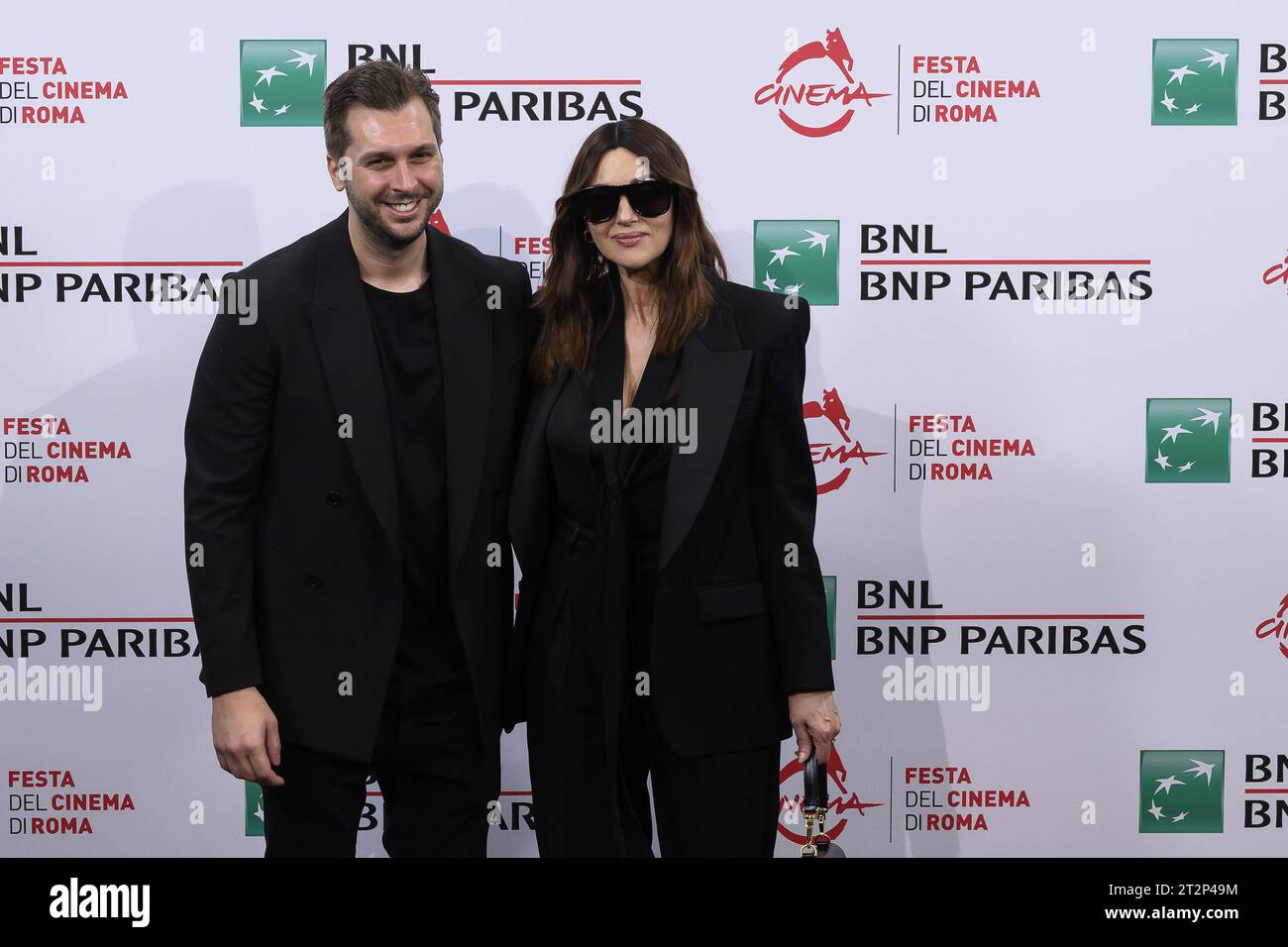 Yannis Dimolitsas and Monica Bellucci attend a Photocall for the movie ...