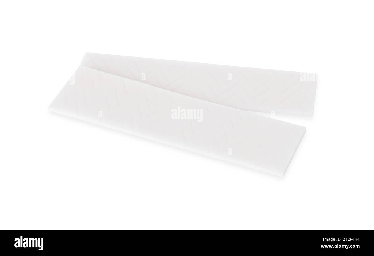 Sticks of tasty chewing gum isolated on white Stock Photo - Alamy