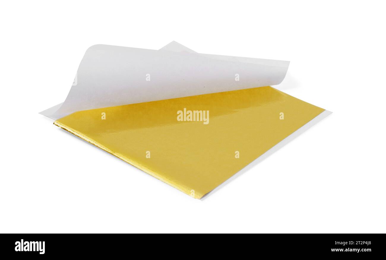 Edible gold sheet hi-res stock photography and images - Alamy