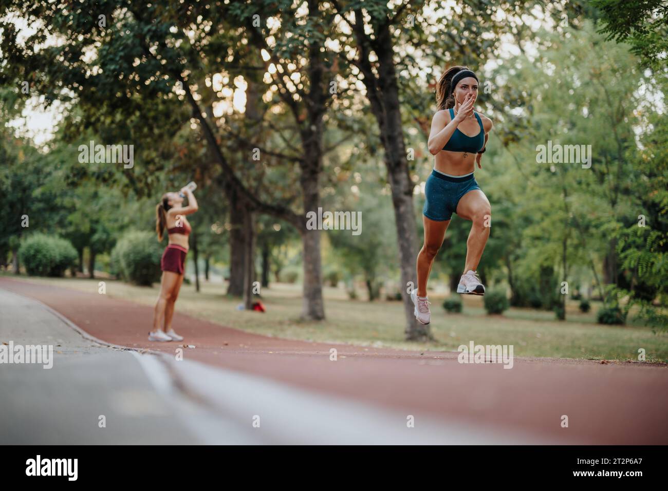 Nature's Playground: Athletic Girls Embrace the Green Environment in ...