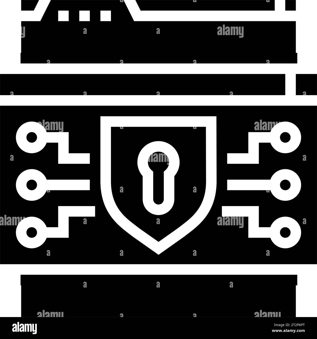cybersecurity cyberbullying glyph icon vector illustration Stock Vector ...
